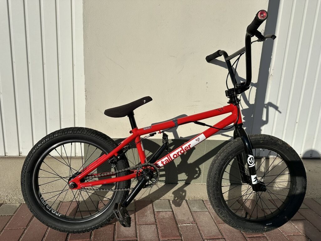 Kolo BMX Tall Order 2021 RAMP 18" Gloss Red za 6 500 Kč | Cyklobazar.cz