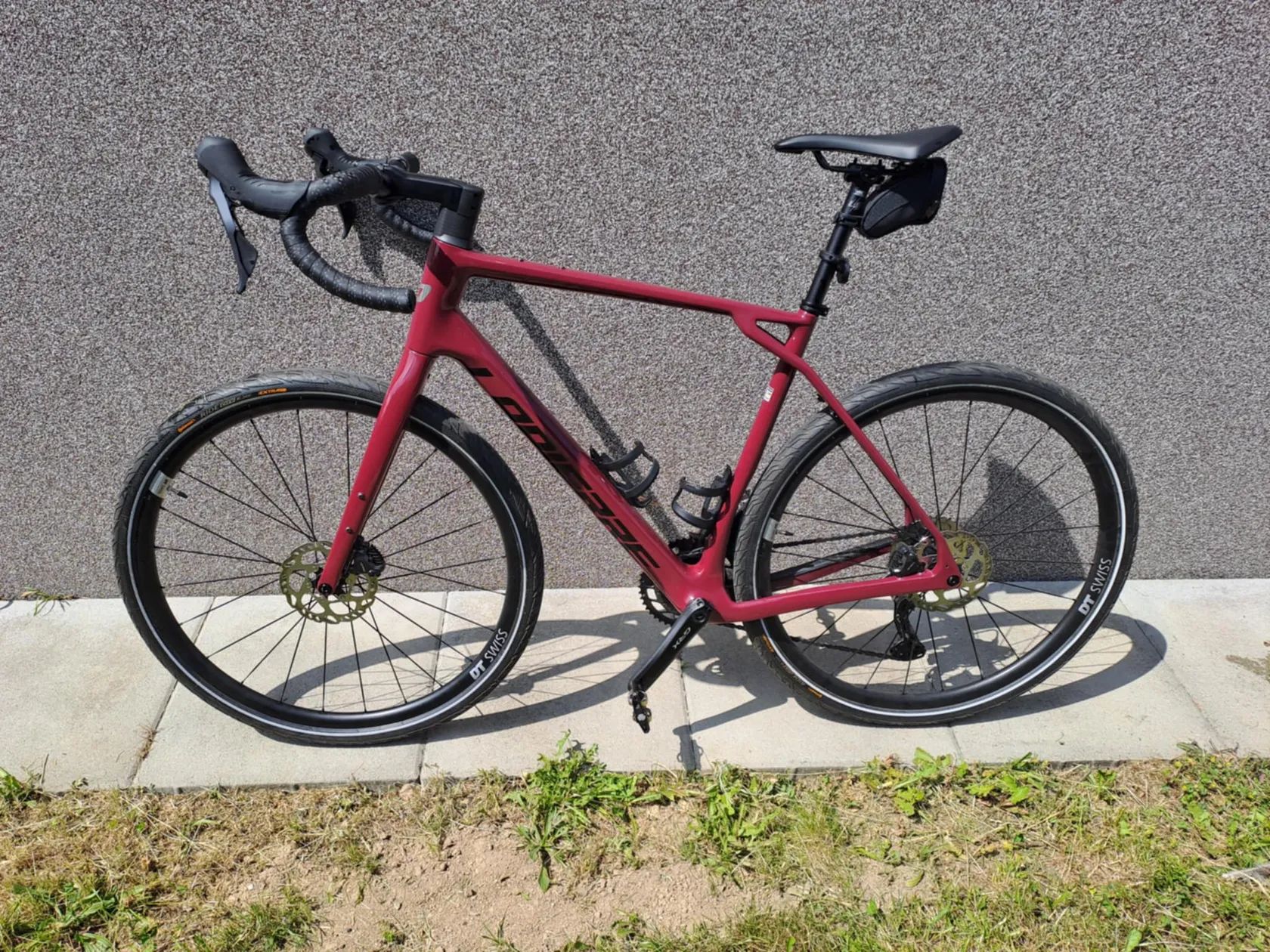 LAPIERRE Crosshill CF 6.0 Strong Ruby Red XL zánovní kolo najeto 380km ...
